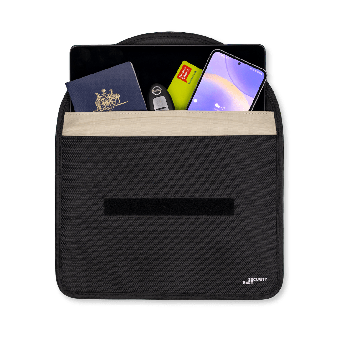 Large Faraday Pouch | Premium Signal Blocking Pouch – SecurityBase