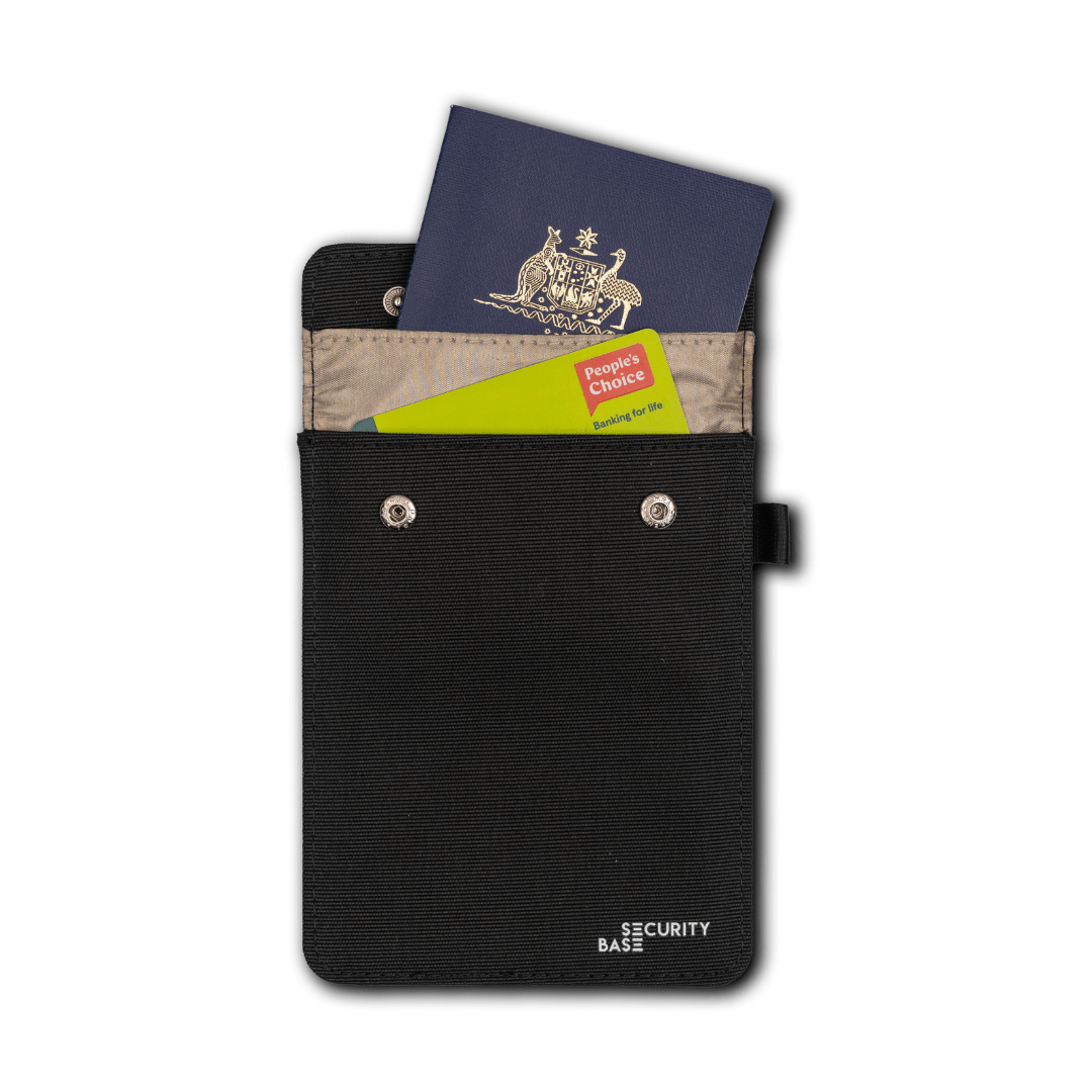 RFID Blocking Passport Pouch | Passport Security Sleeve – SecurityBase